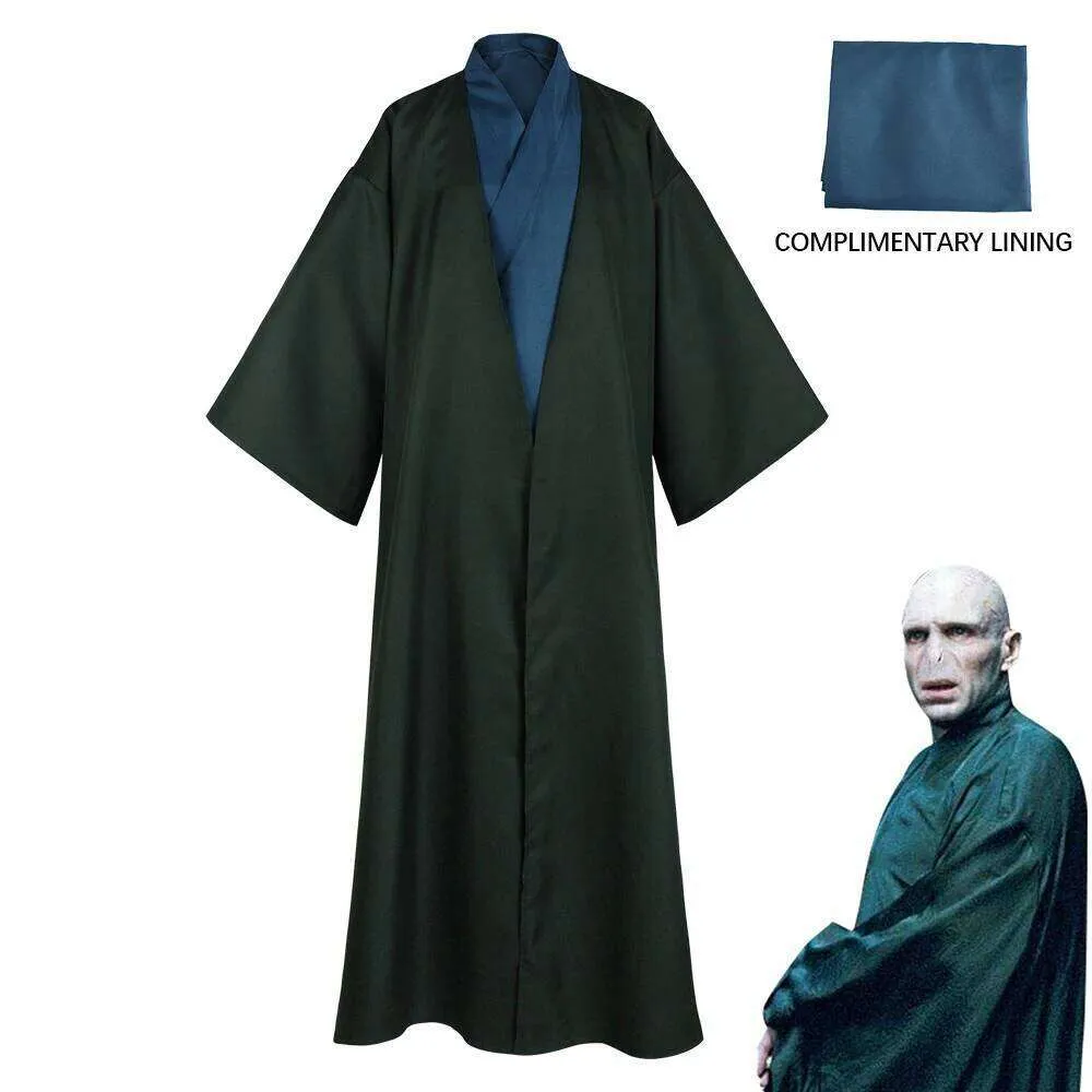 Erwachsene Lord Voldemort Cosplay Kostüm Halloween Umhang Lange Party ...