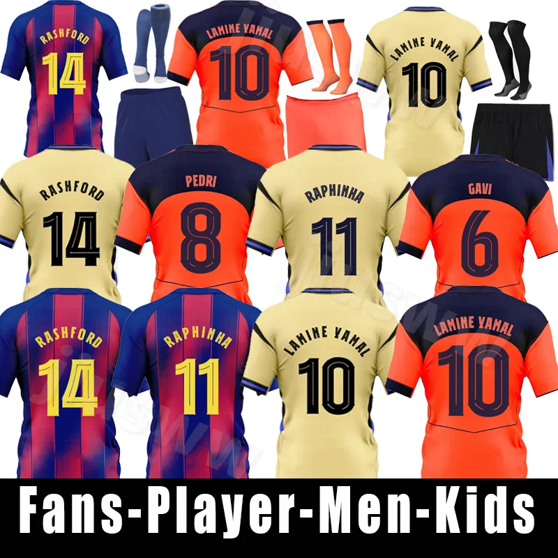 3xl 2025 2026 LAMINE YAMAL PEDRI GAVI Soccer Jersey RAPHINHA Camiseta ...