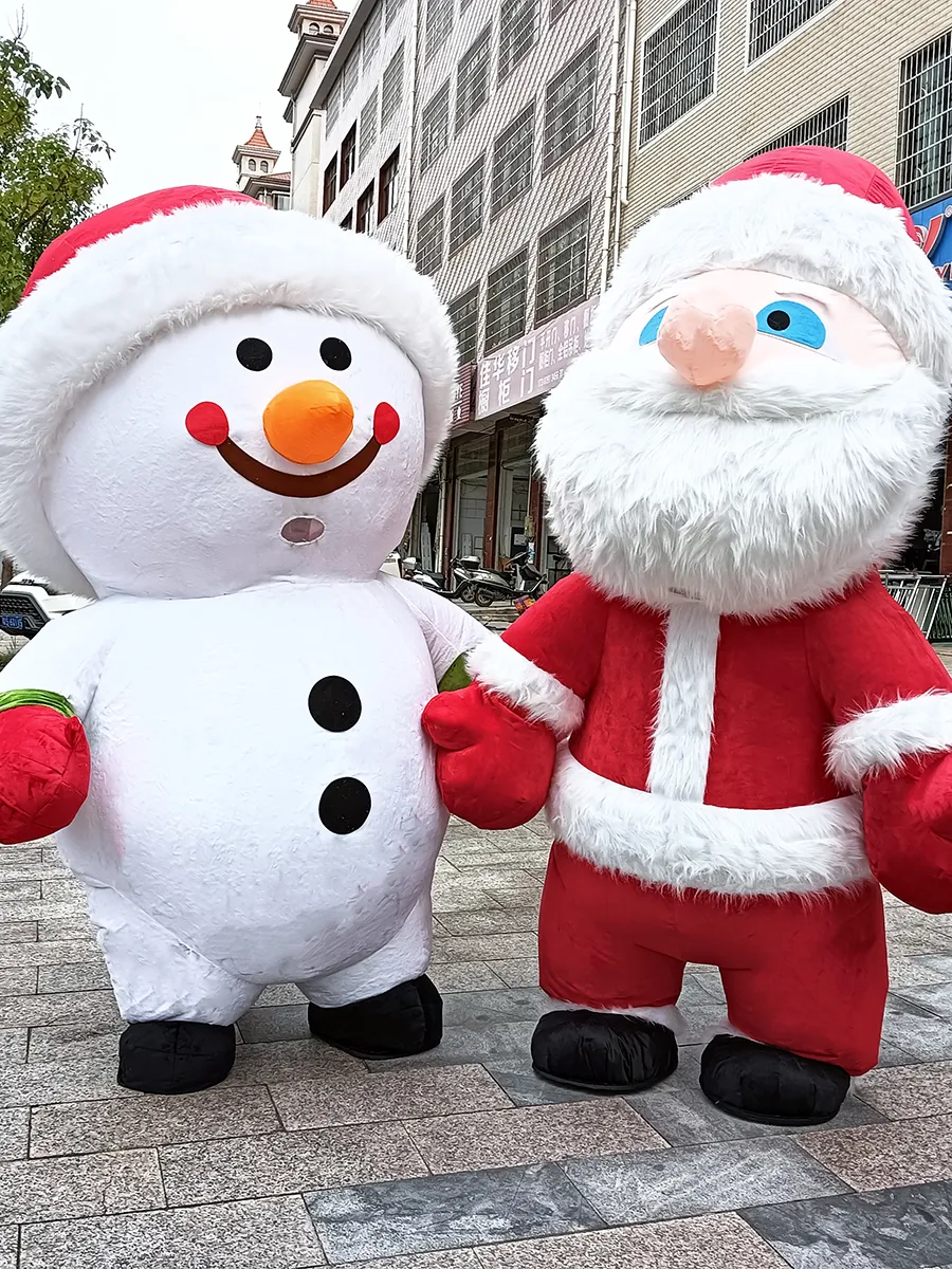200cm-260cm Santa Claus, Snowman, Christmas Deer, Panda, and Polar Bear ...