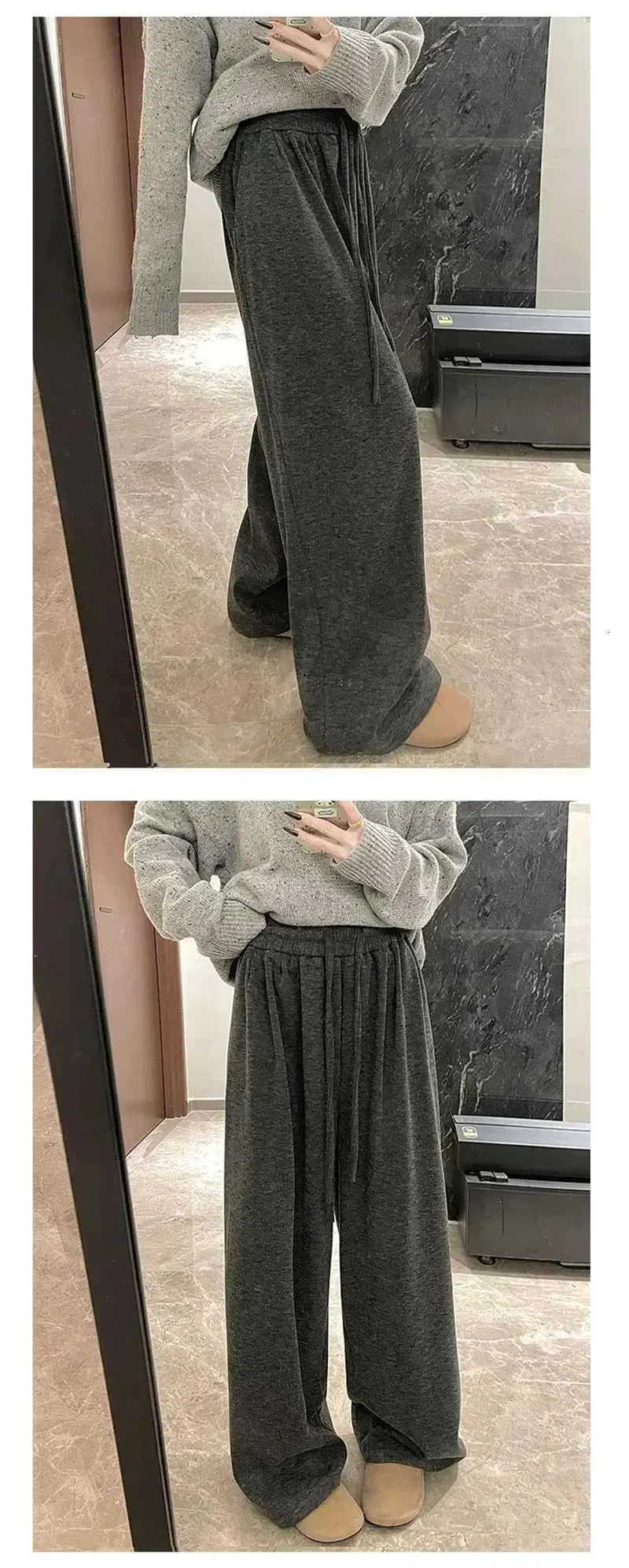 Spring Men's Vintage Draped Straight Leg Pants New Y2K Streetwear Baggy ...