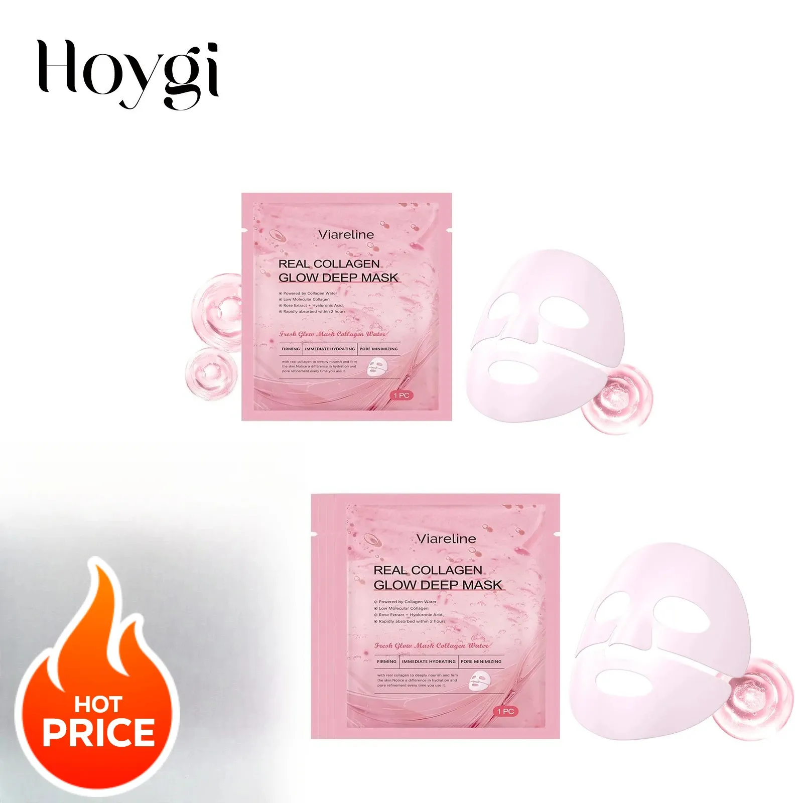 Collagen Hydrating Face Mask: Pore Minimizing, Anti-Wrinkle, Lift, Firm ...