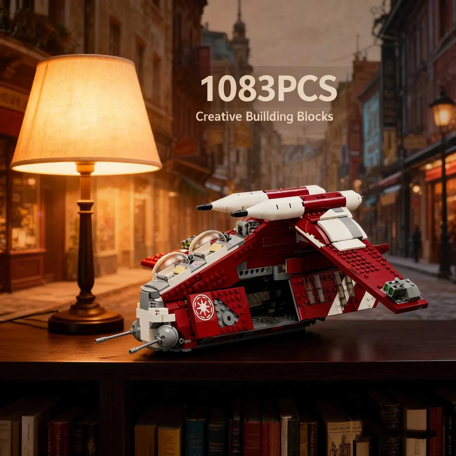 New 1083-Piece Galaxy Model Building Blocks Creative DIY MOC Toys Space ...