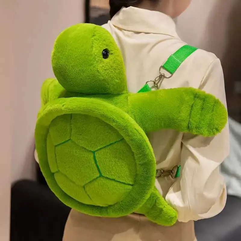 Plush Turtle Backpack Doll 15.7 in 40 cm Stuffed Toy Cartoon Anime ...