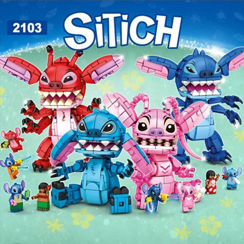 2025 New Stitch Compatible 2103 Building Blocks Brick Stitch Girls Boy ...