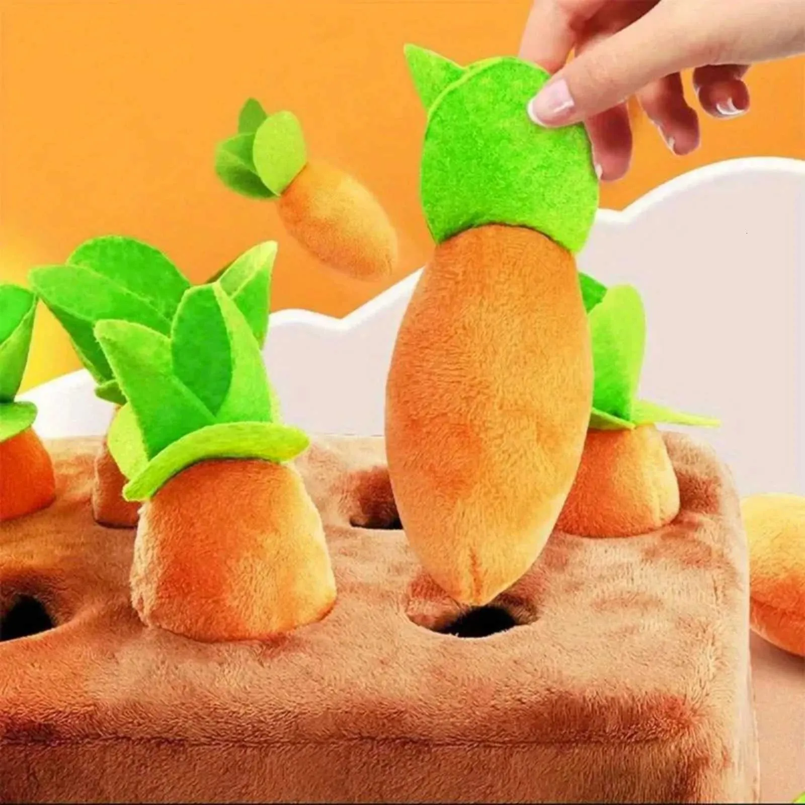 Funny Interactive Plush Carrot Toys: Biteresistant Pet Dog Chew Toy for ...