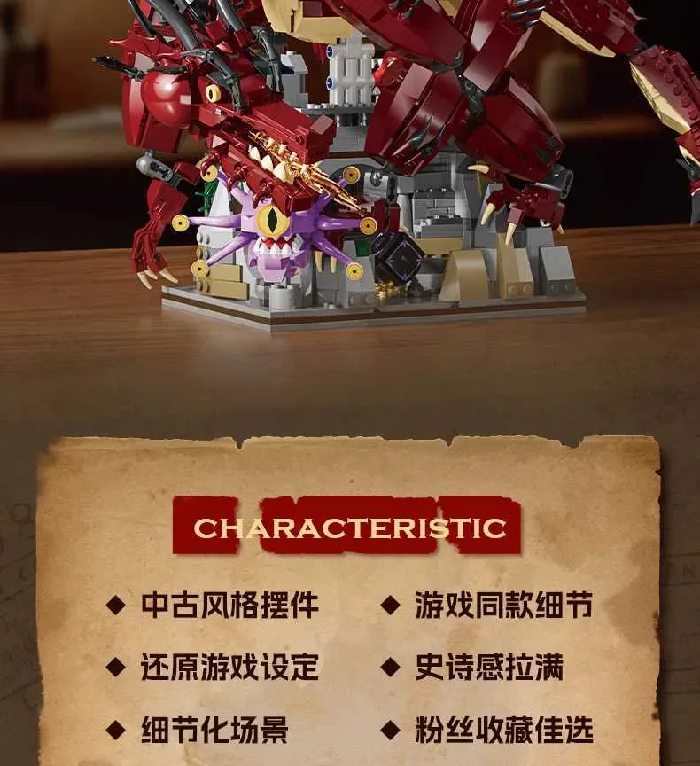 Dungeons & Dragons Treasure Mini Building Block Guardian Monster ...