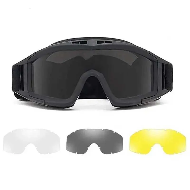 Explosion Proof Shooting Tactical Goggles Antiimpact CS War Game ...