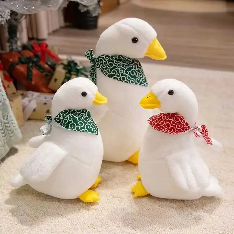 Fluffy Duck Plush Doll 12.75 in Handmade Soft Toy Cushion for Children ...