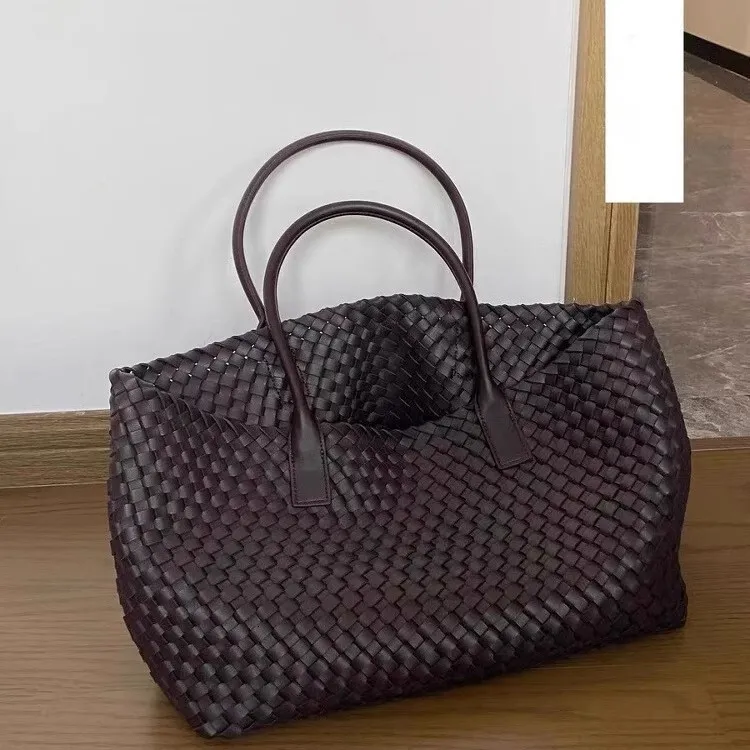 Luxury Brand Designer Bag: Niche Design Fashion Large Woven Tote Bag ...
