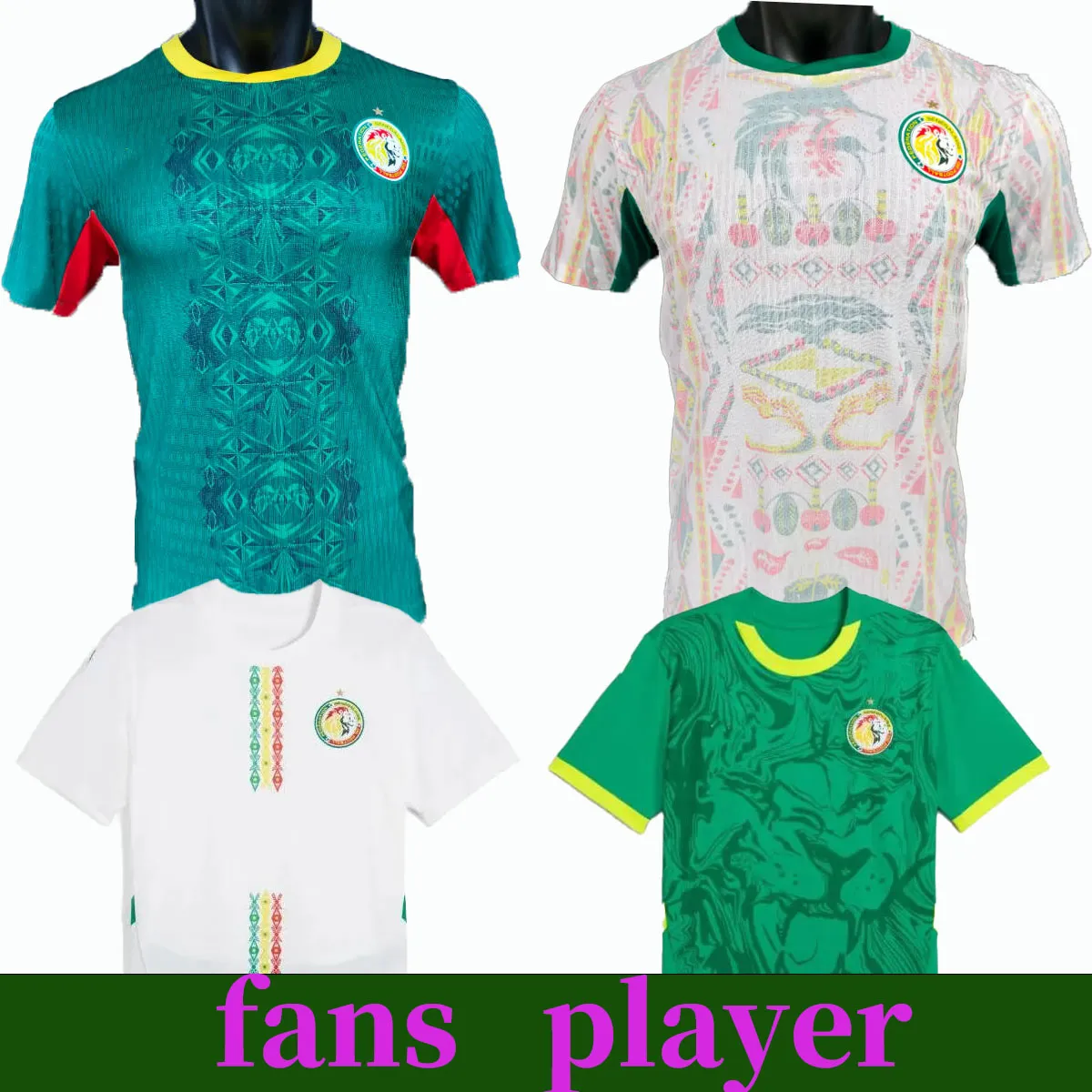 Player Version 2026 Senegal Soccer Jersey 2025 Mans 10 MANE DIARRA ...