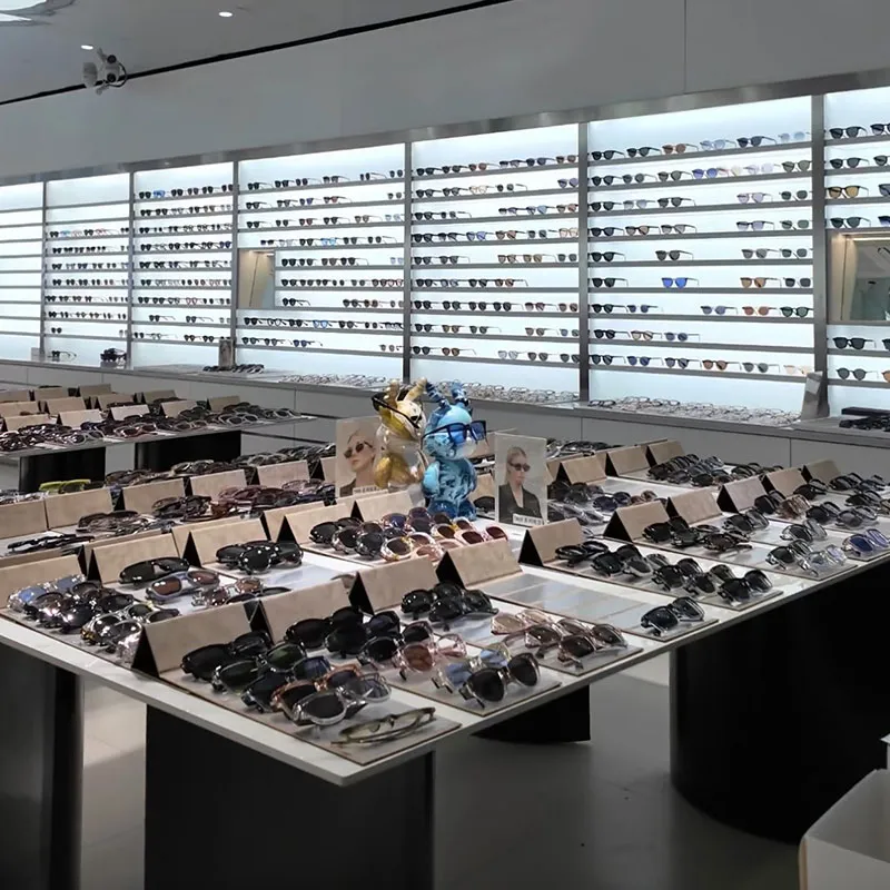 25ss Summer Beach Sunglasses Women Frameless Rectangular Full Frame ...