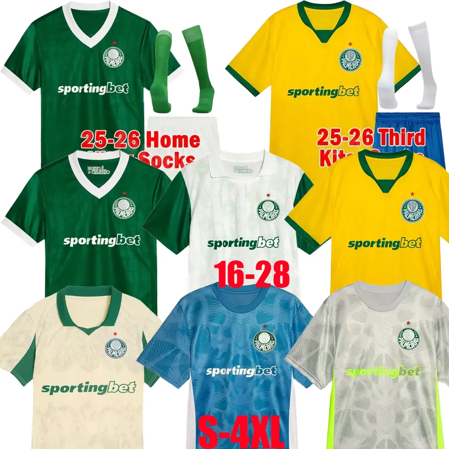 Palmeiras Cup Ireland Soccer Kit 25 26 ESTEVAO With LOPEZ, THALYS ...