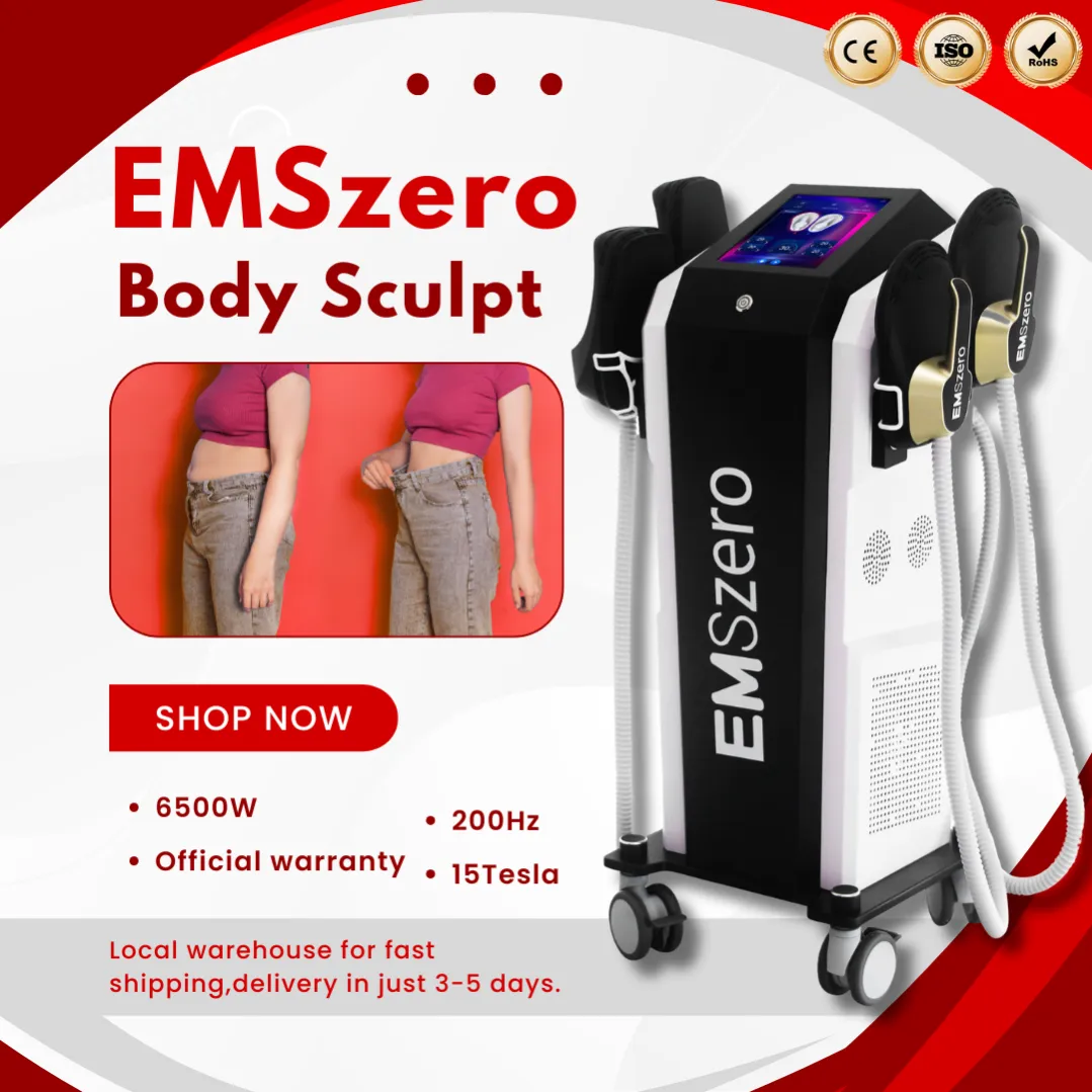 EMS HIEMT Body Sculpting Machine 15 Tesla High Intensity Pulsed ...