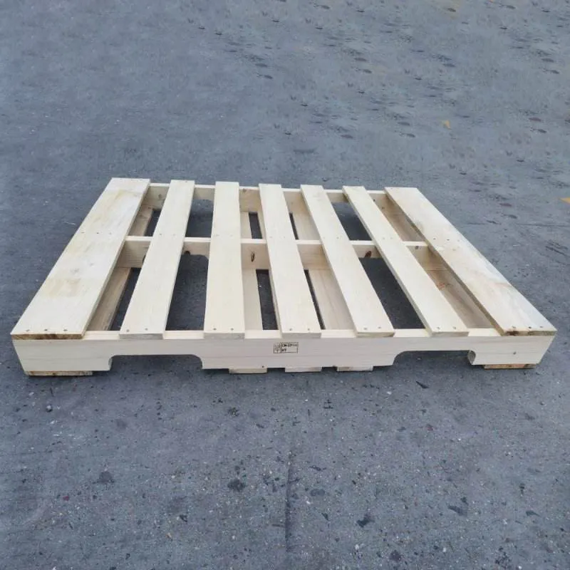 Non Fumigation Wooden Four Sided Fork Entry Warehouse Storage Rack ...