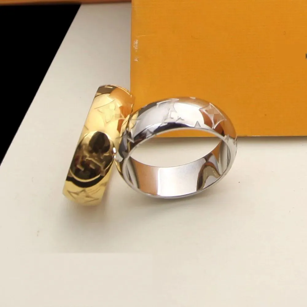 Designer Stainless Steel Rings For Women Men 7mm... From Accessories21 ...