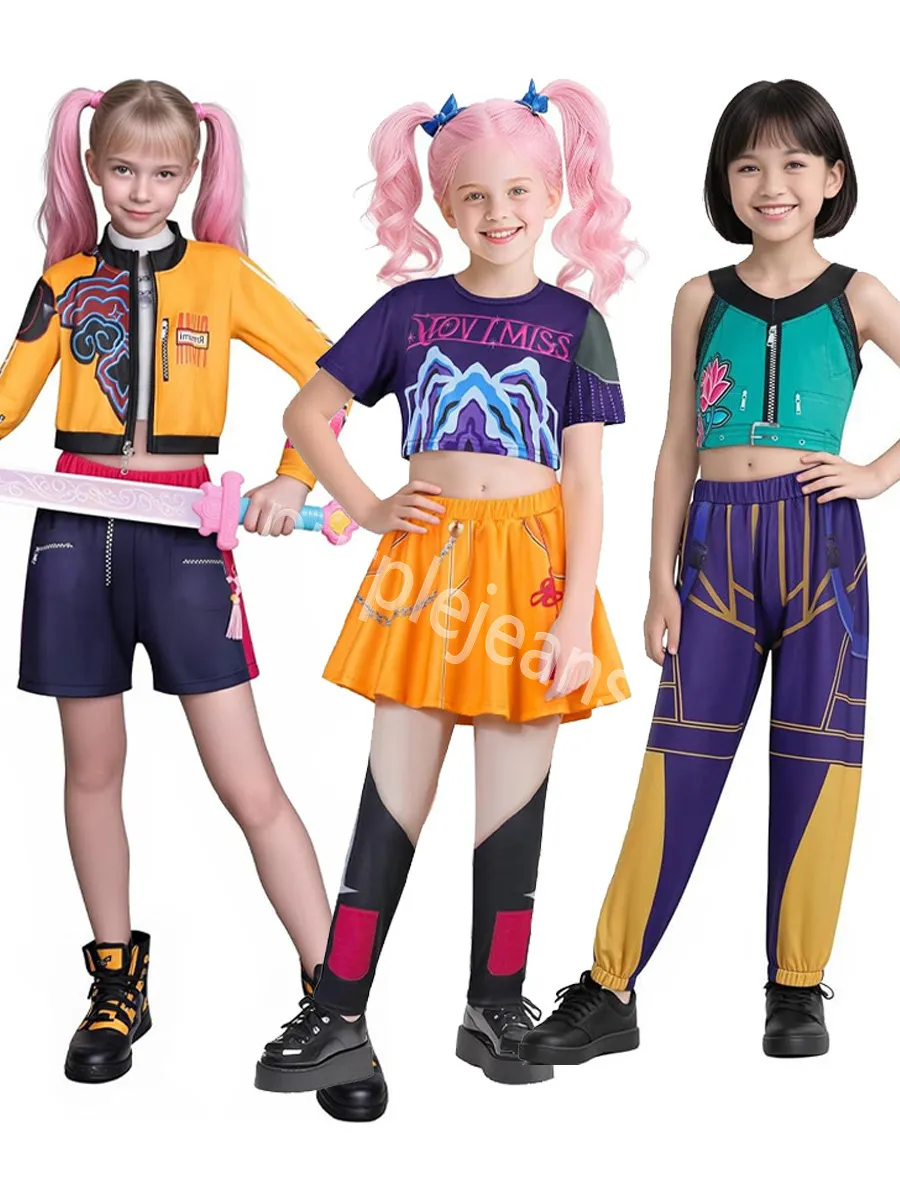 2025 Kpop Devils Rumi Zoey Mira Hunters Costume For Halloween Stage ...