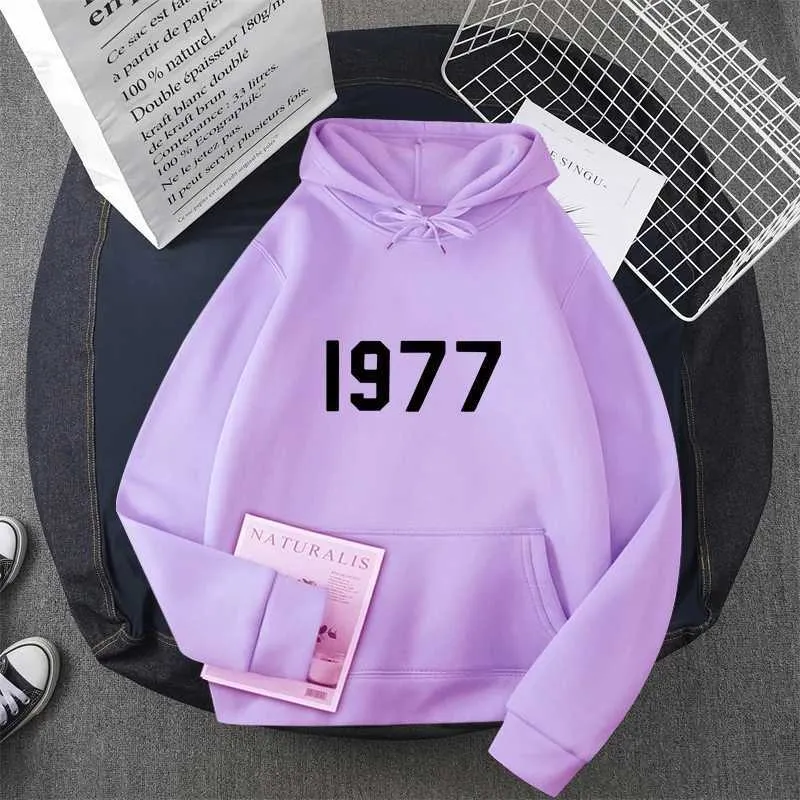 1977 Warm Fashion Hoodie for Men and Women, Hip Hop Street Brand, High ...