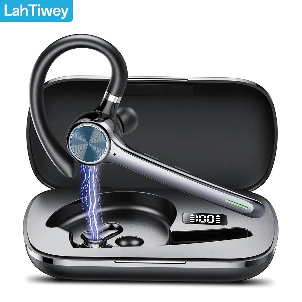 Bluetooth Headset with AI Noise Cancellation Mic and Mute Button ...