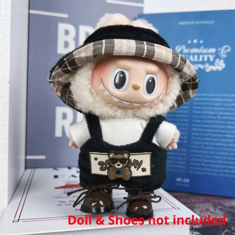 Doll Accessories: 17cm Labubu Clothes, Handmade High Quality Overall ...