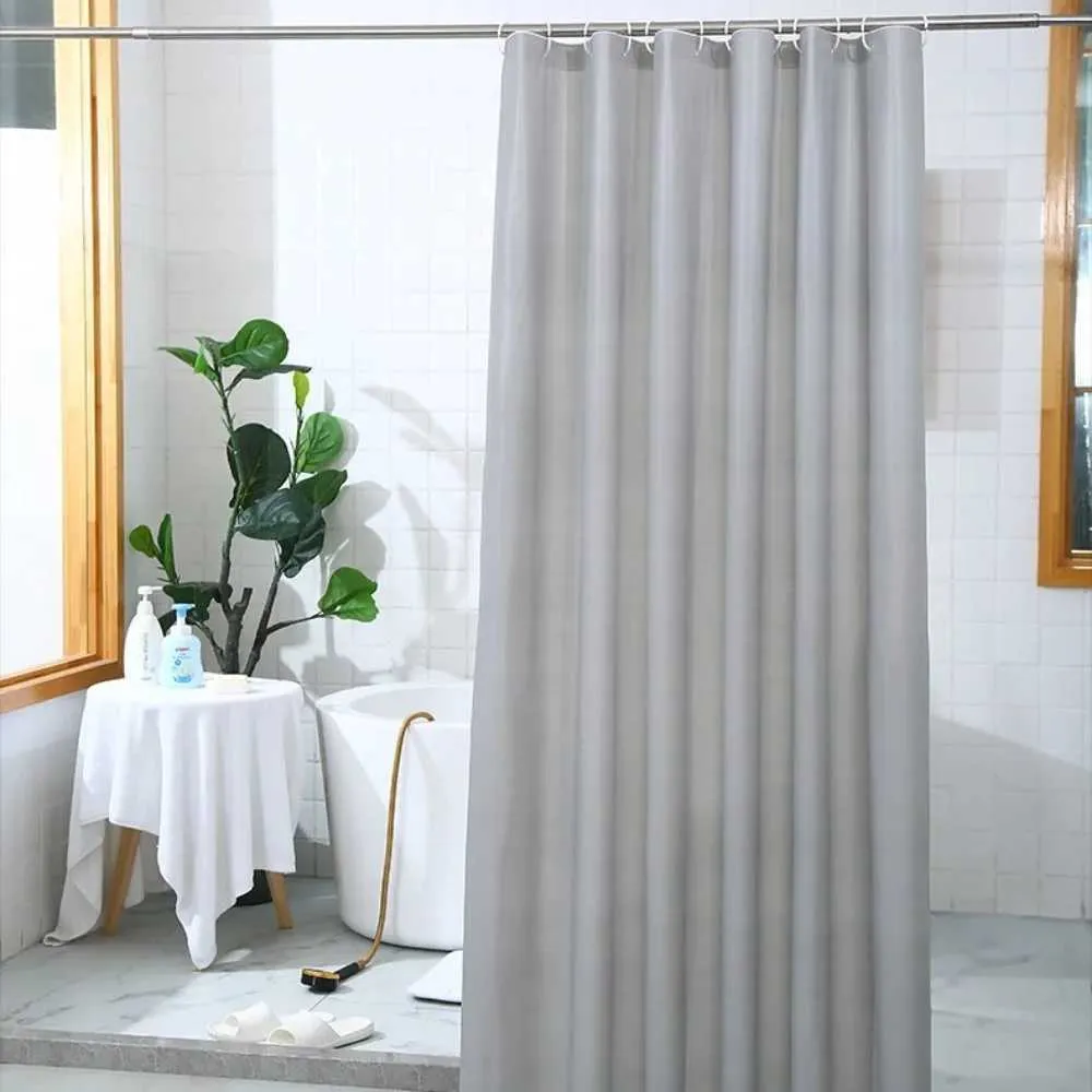 180x180 Cm Solid Color PEVA Shower Curtain, Waterproof Thickened ...