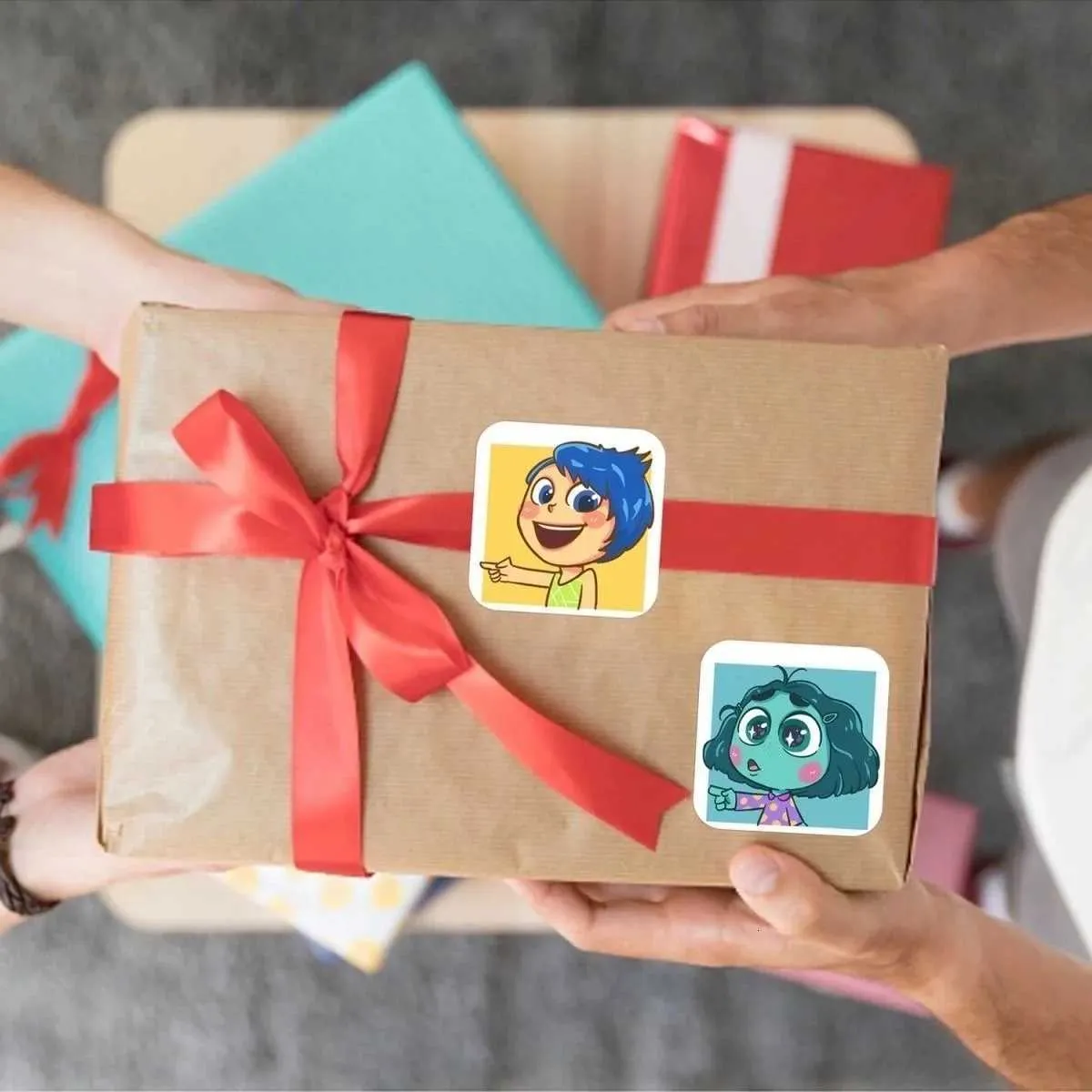 Disney Roll Cartoon Inside Out 2 Sticker Waterproof Anime Graffiti ...