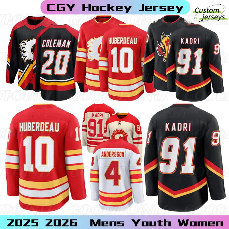 Calgary Hockey Jerseys #11 Mikael Backlund #91 Nazem Kadri Jersey ...