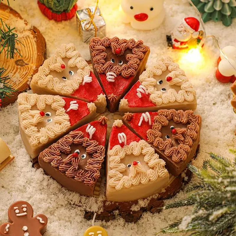 Christmas Scented Candles Holiday Aromatherapy Ornaments with Knitted ...