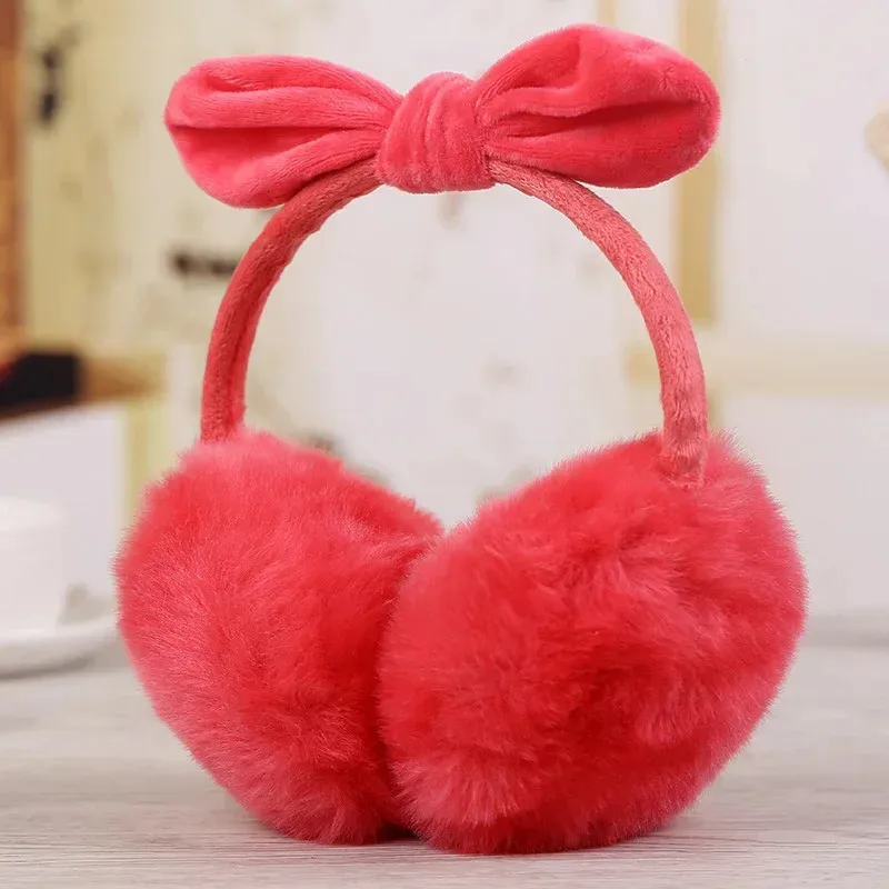 Cute Rabbit Ear Earmuffs for Women, Winter Rabbit Fur Super Large Ear ...