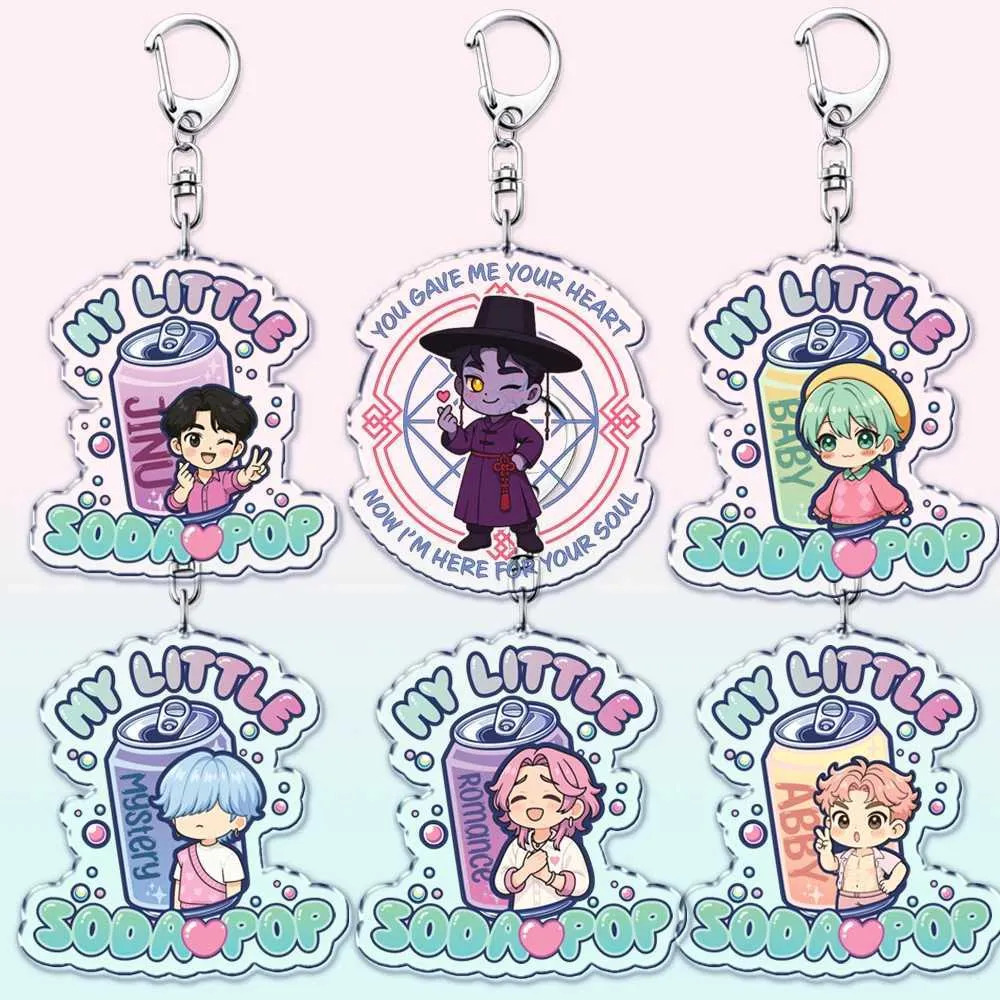 Adorable Kpop Demon Hunters Huntrix Saja Boys Keychains For Accessories ...