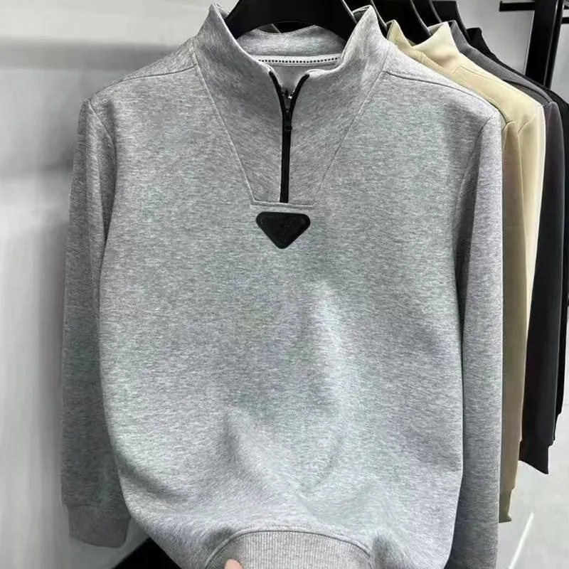 Sweater Men Quarter Zip Designer Knit Sweaters Mens Pullover Uomo Half ...