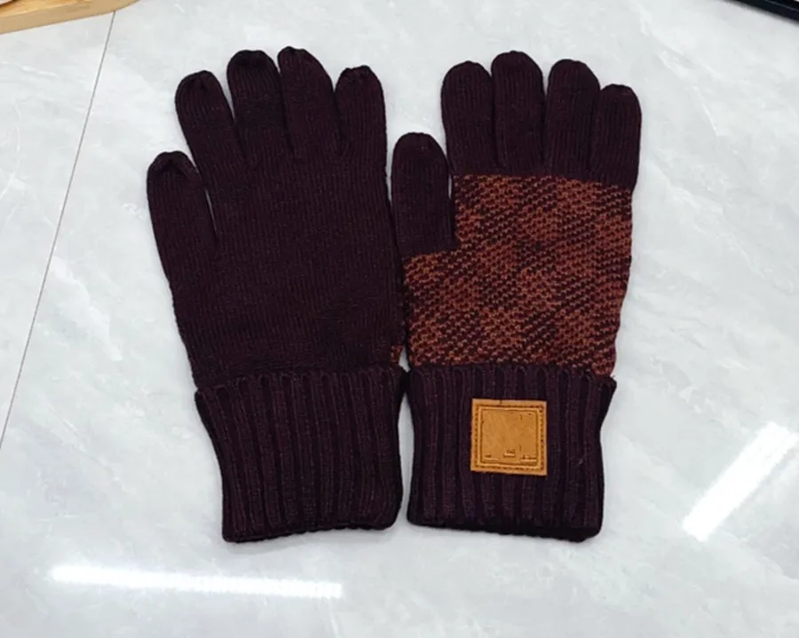 Five Finger Mittens: Women's Designer Winter Luxury Knitted Finger ...