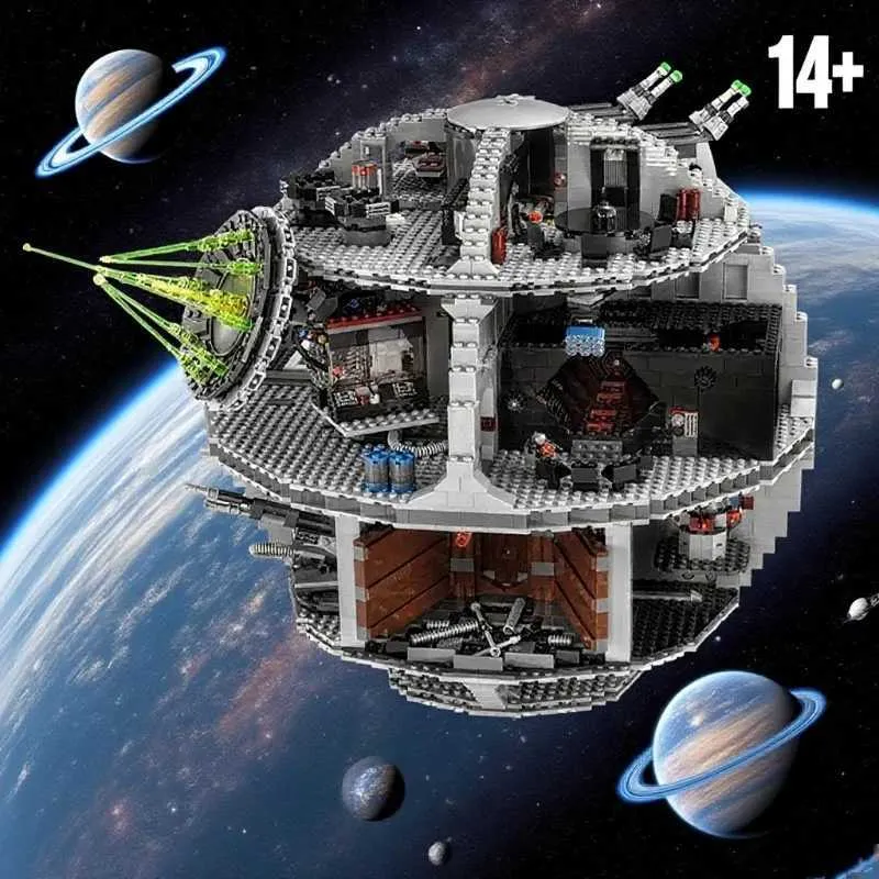 The Great Death Star Model Building Blocks: Compatible Spaceship Series ...