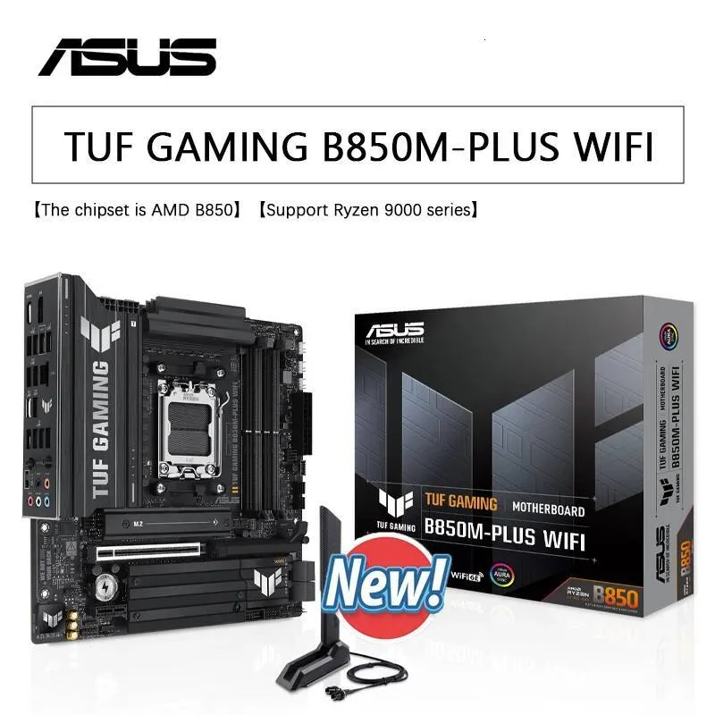 ASUS TUF GAMING B850M PLUS WIFI Asus Gaming Motherboard For AMD B750 ...
