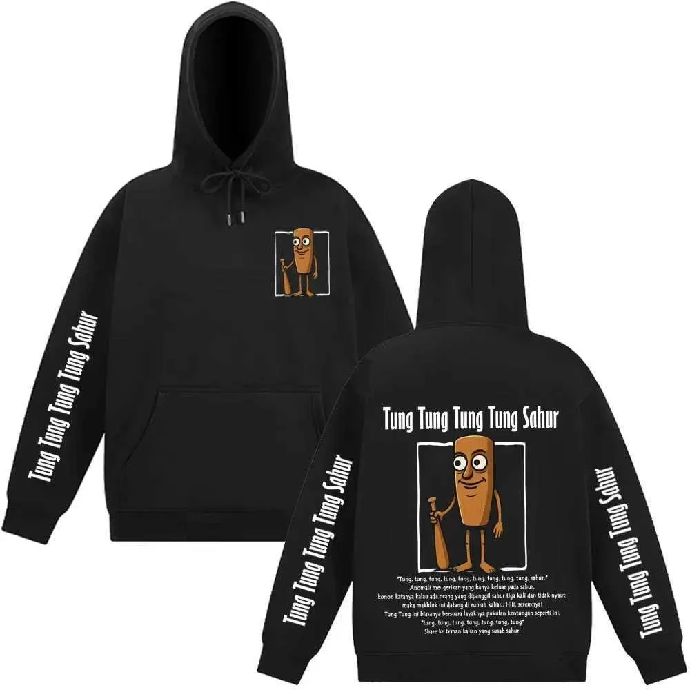 2025 Tung SahurItalian Brainrot Meme Sudadera Con Capucha De Manga ...