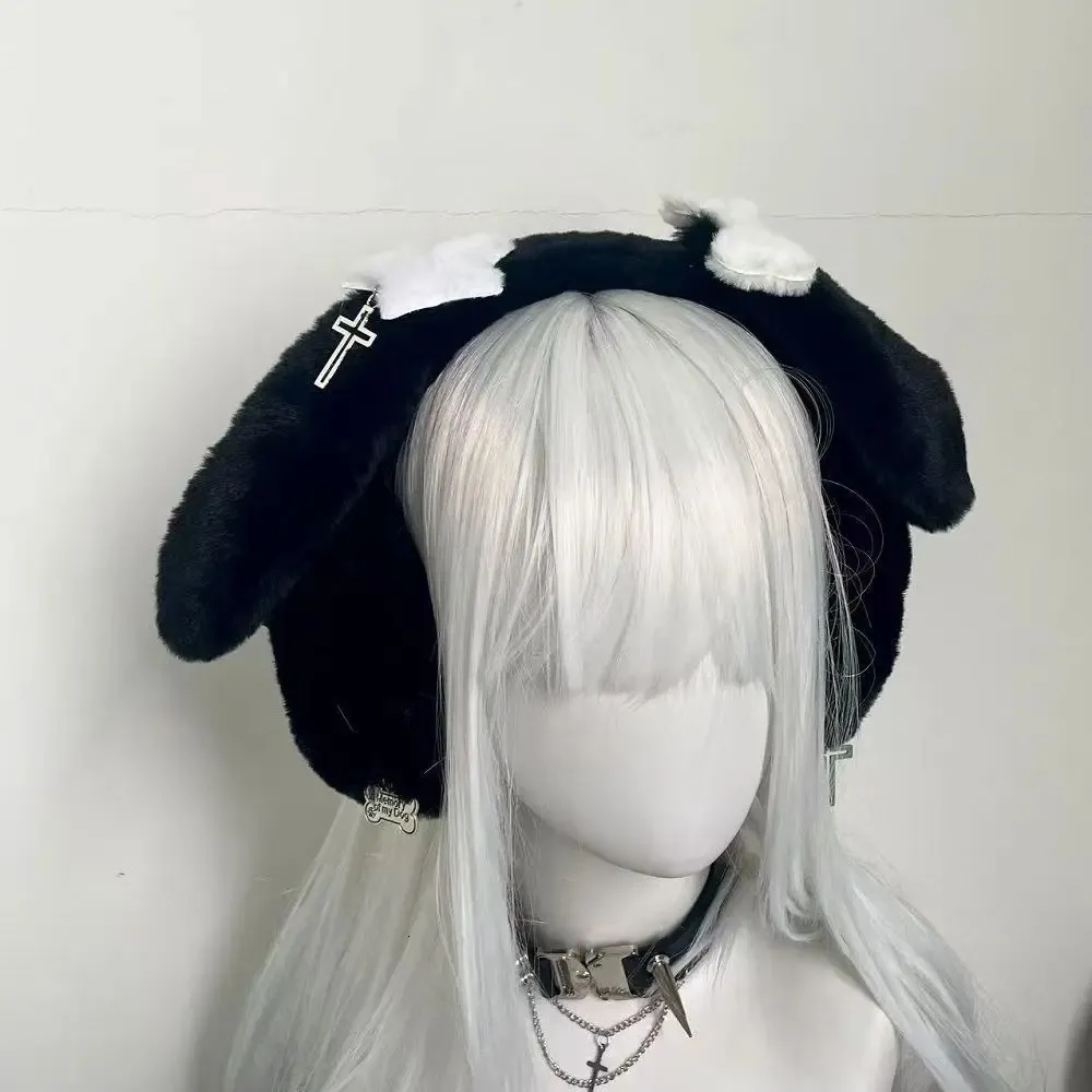 Korean Fashion Kawaii Furry Earmuffs for Women, Harajuku Headphones ...