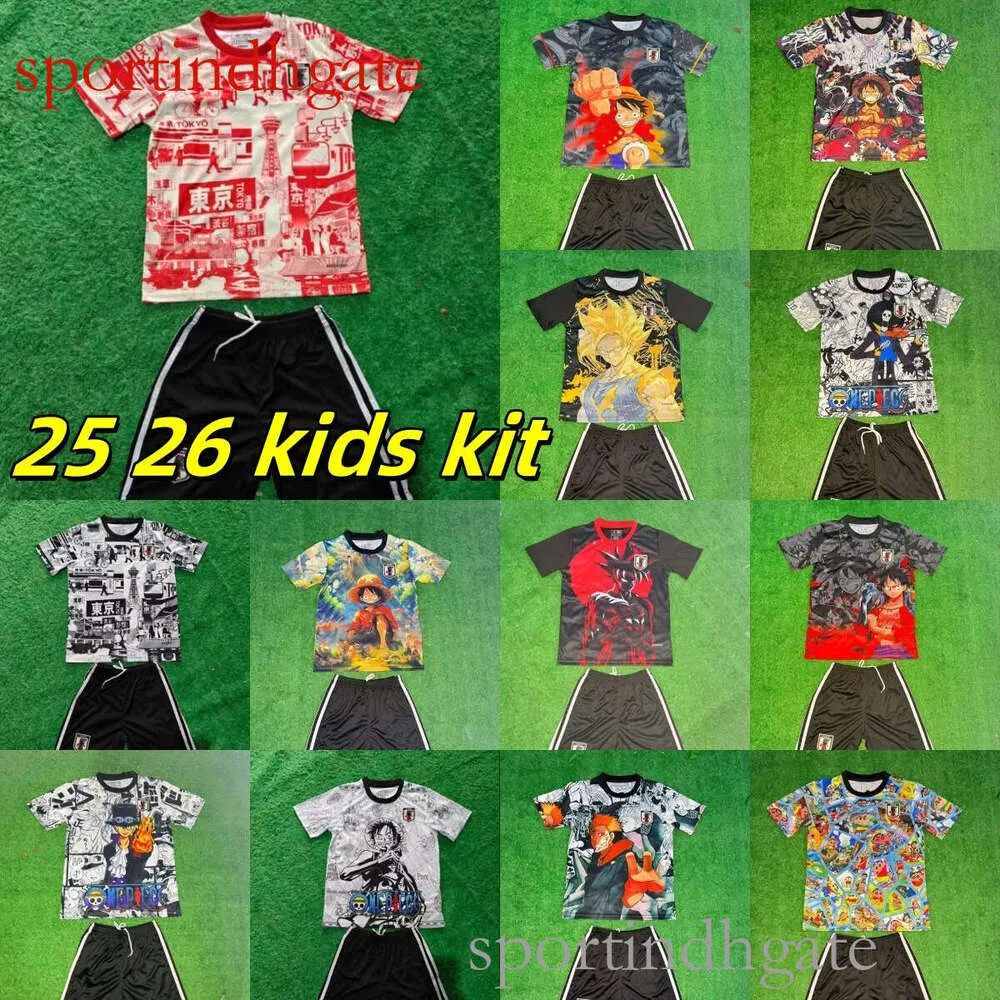 25 26 Japan Kids 2026 Football Kit Jerseys Home Cartoon ISAGI ATOM ...