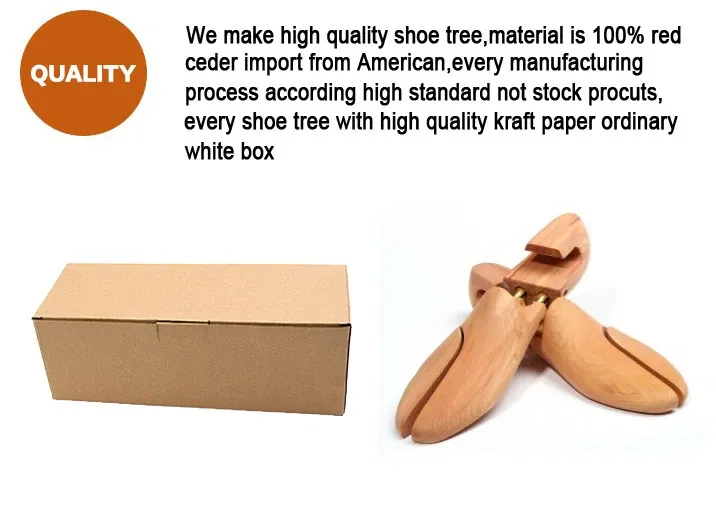 Men's and Women's Twin Tube Adjustable Red Cedar Wood Shoe Tree from ...