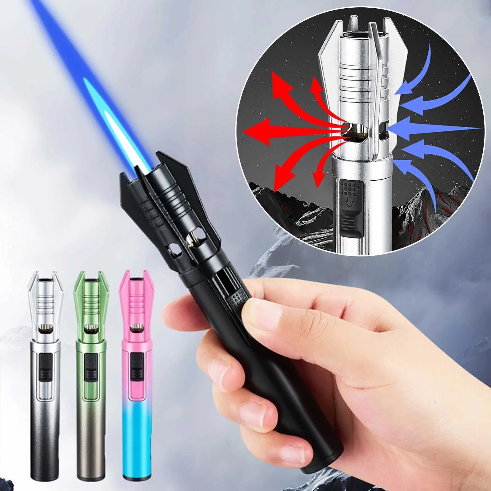 Creative Portable Gun Lighters Compact Handheld Mini Torch With ...