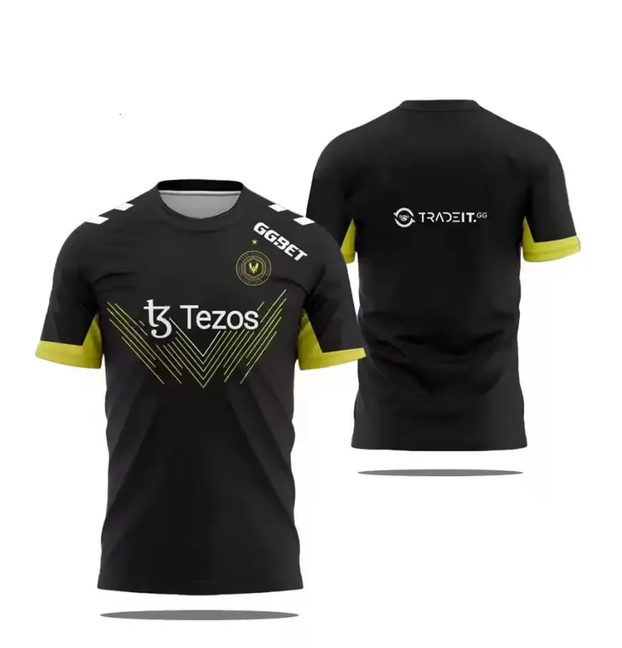 Team Vitality CS2 Esports Jersey: CSGO Major Training Uniform, Unisex ...