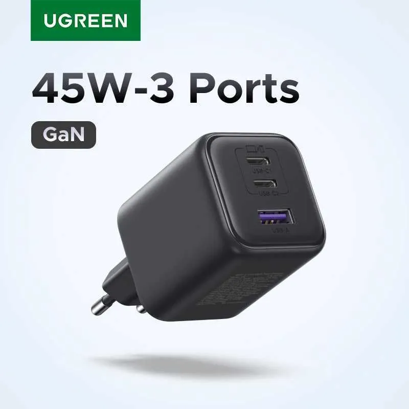 UGREEN 45W GaN Charger PD30 P QC30 For Samsung S25 S24 Ultra IPhone 17 ...