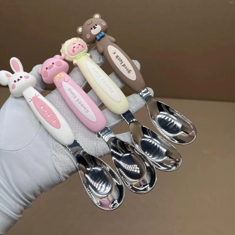 Spoons 316 Stainless Steel Baby Spoon For Feeding And Training ...