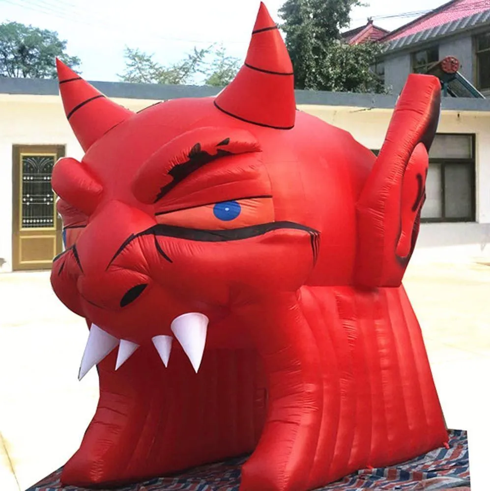 Wholesale Stage Red 4.5mH Inflatable Evil Entrance Tunnel Demon Arch ...