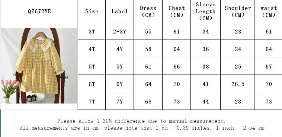 Bear Leader Autumn Spring Girls Dress Fashion Cute Doll Neck Flower ...