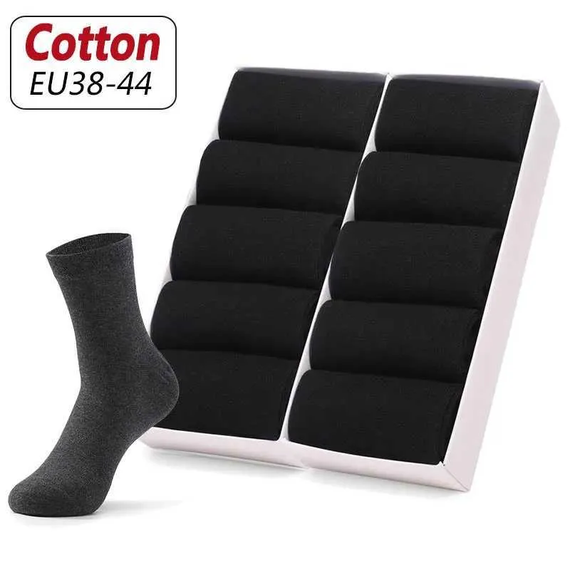 Men's Business Cotton Socks Solid Color Dress Office Socks Spring ...