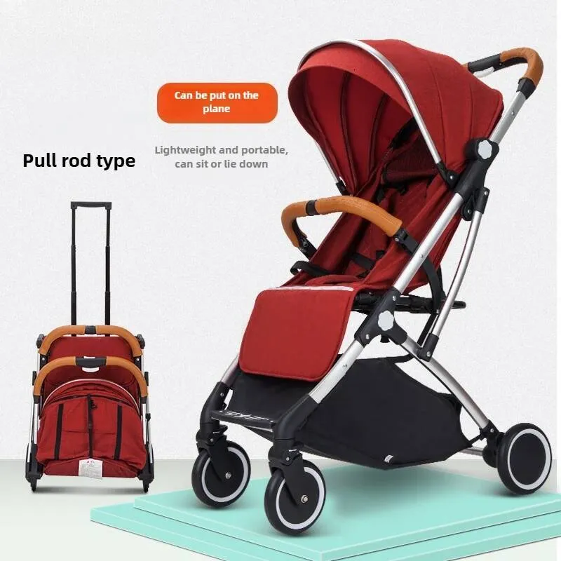 Brand 2025 Baby Strollers Ultra Light Foldable Four Wheel Shock ...