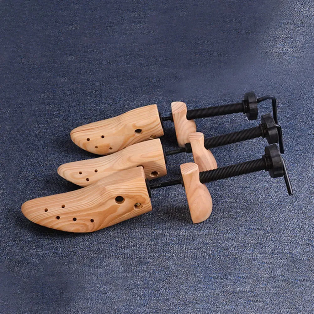 Wooden Shoe Stretcher: Adjustable Length and Width Boot Expander ...