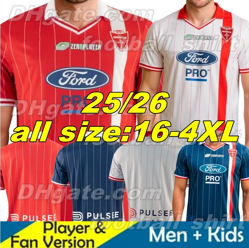 25 26 AC Monza Soccer Jerseys PESSINA COLOMBO VIGNATO... From Football ...
