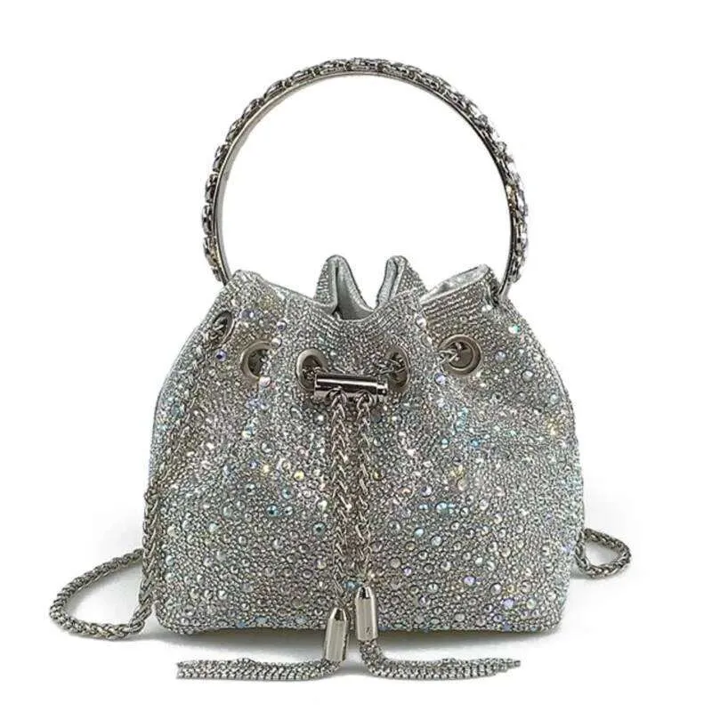 Designer Luxury Rhinestone Handbag Tassel Bucket... From Bag1121, $51 ...