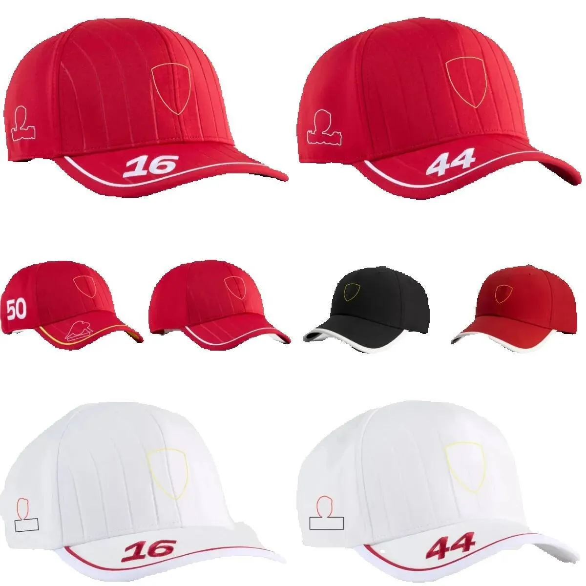 2025 New F1 2025 Team Driver Formula 1 Racing Baseball Caps 16 44 Car ...