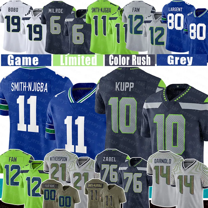Jerseys De Seahawks: Walker, Lockett, Metcalf, Wagner, Lock, Woolen ...